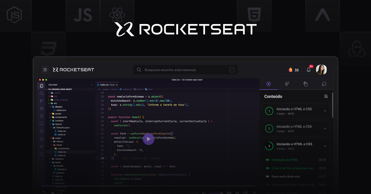 Junte-se à Rocketseat com CodeByDuda